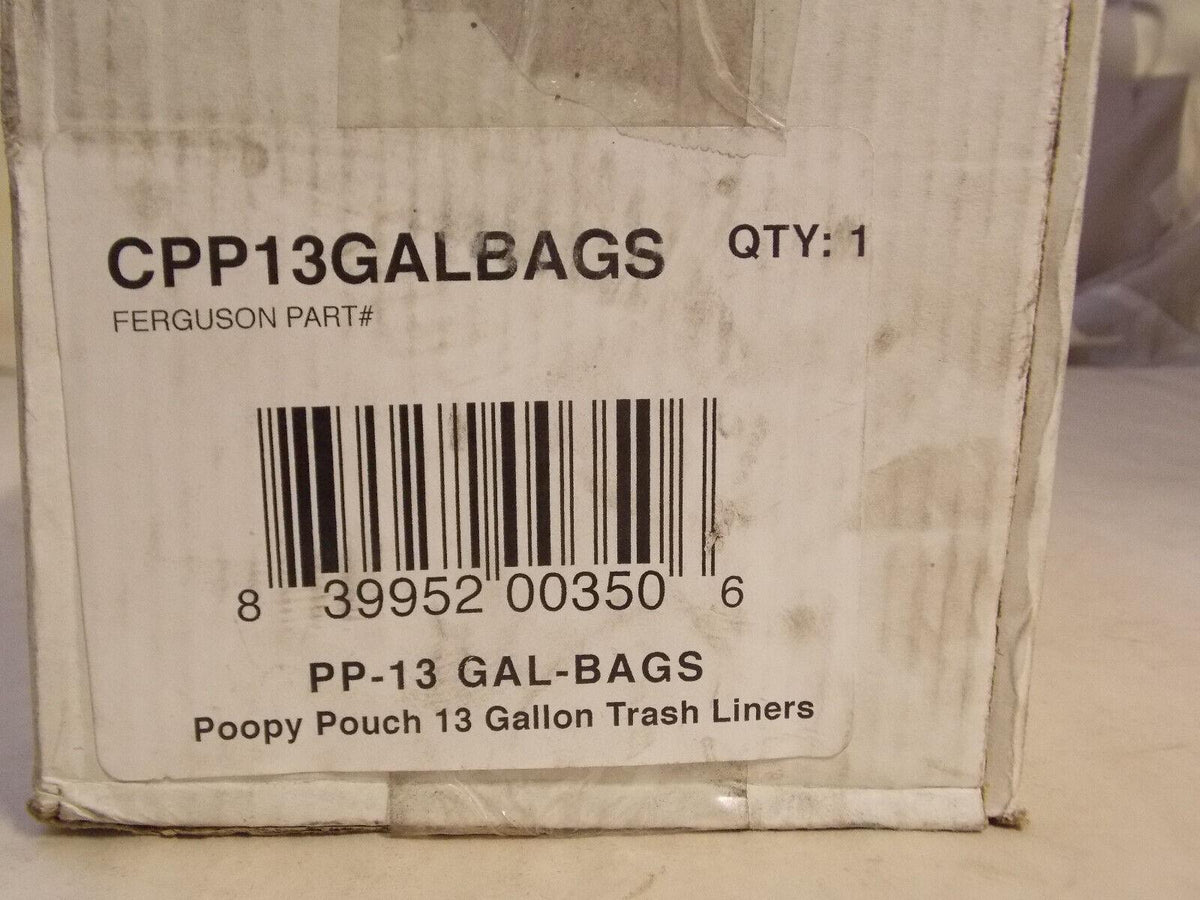 POOPY POUCH PP-13GAL-BAGS Pet Waste Receptacle Bag 13 gal.